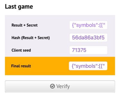 Provability Explanation - BitStarz Casino